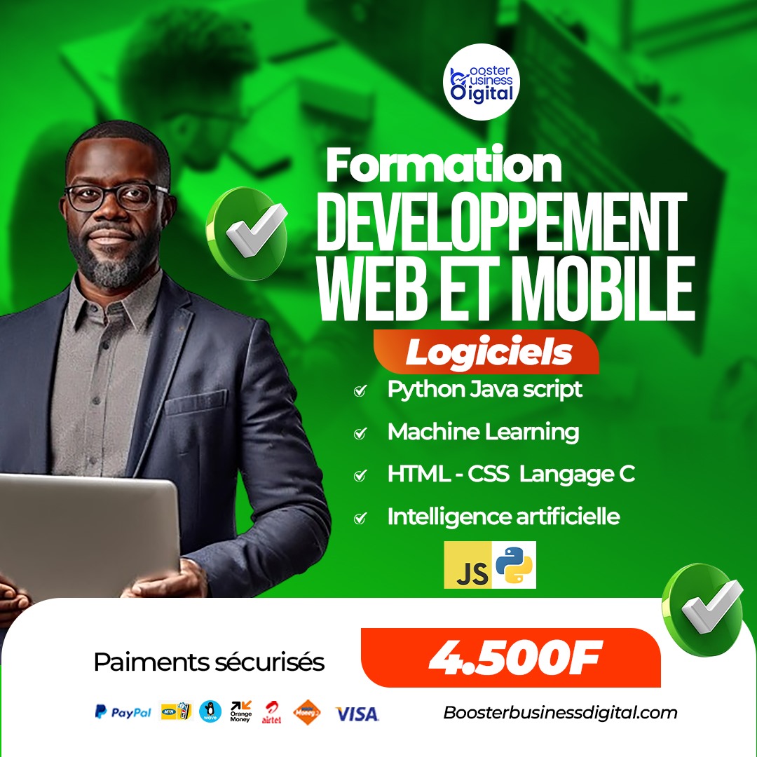 DEVELOPPEMENT WEB ET MOBILE - boosterbusinessdigital.com